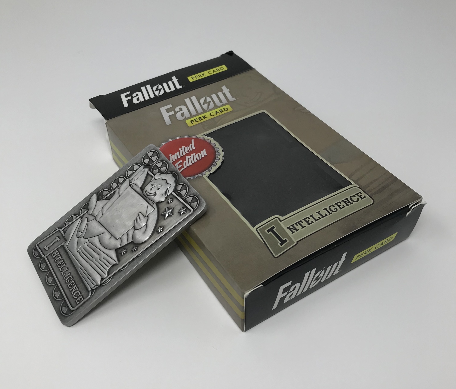 Fallout: Replica Perk Card - Intelligence | at Mighty Ape NZ