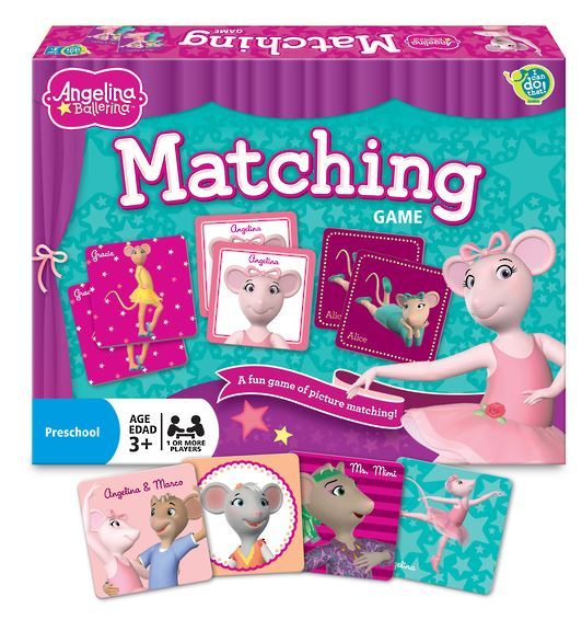 Angelina Ballerina - Matching Game | Board Game | at Mighty Ape NZ