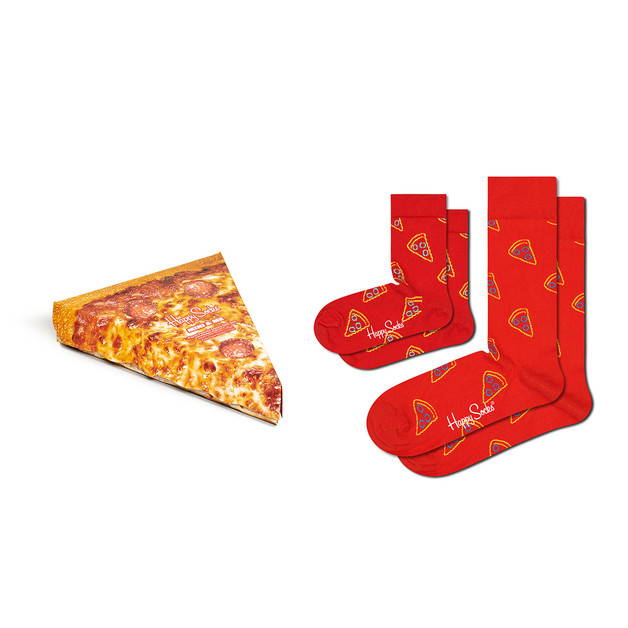 Buy Happy Socks: Gift Set Kids Pizza Socks Mini & Me (4300) 2-Pack - 41 ...