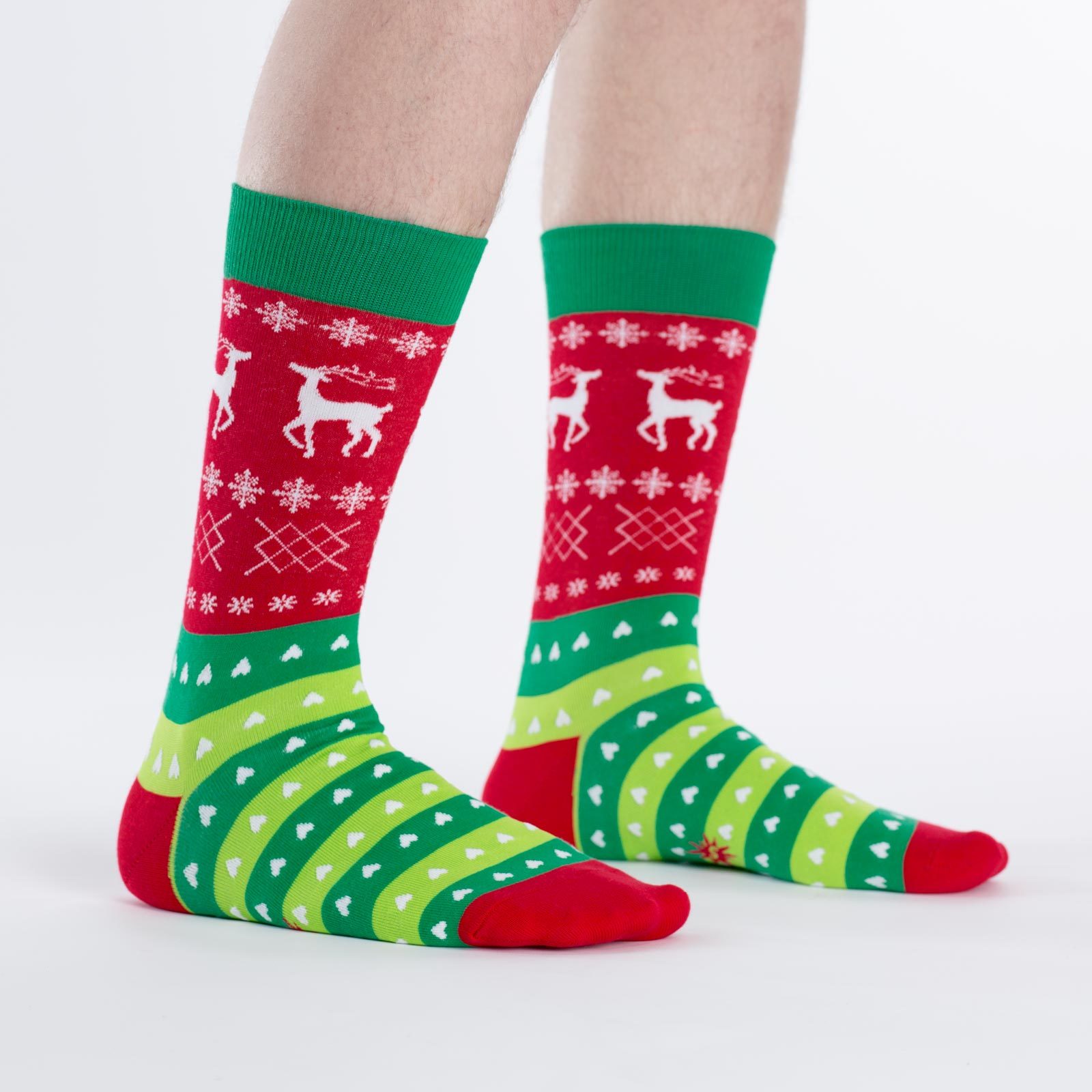 Tacky Holiday Sweater Crew Socks | Men's | at Mighty Ape NZ