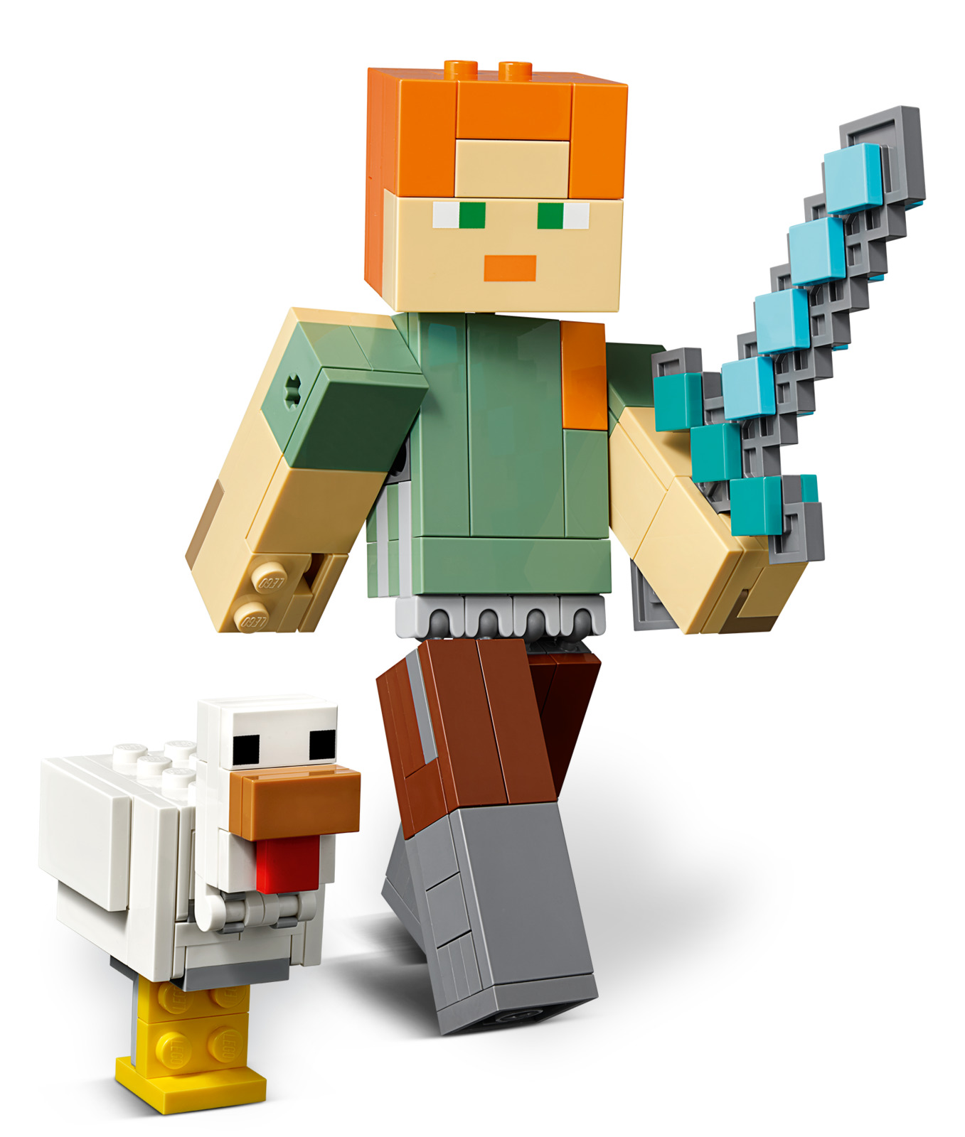 Buy LEGO Minecraft - Alex BigFig with Chicken at Mighty Ape NZ