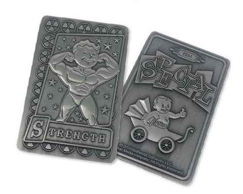 Fallout: Replica Perk Card - Strength | at Mighty Ape NZ