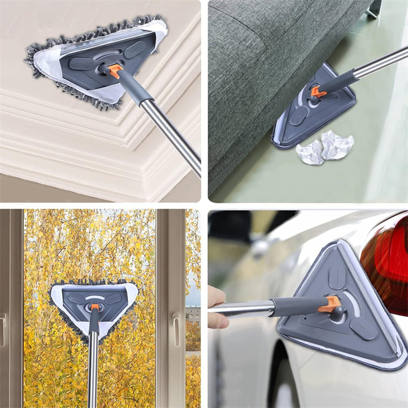 CLEANFOK Triangular Window Wall Cleaner Mop | at Mighty Ape NZ