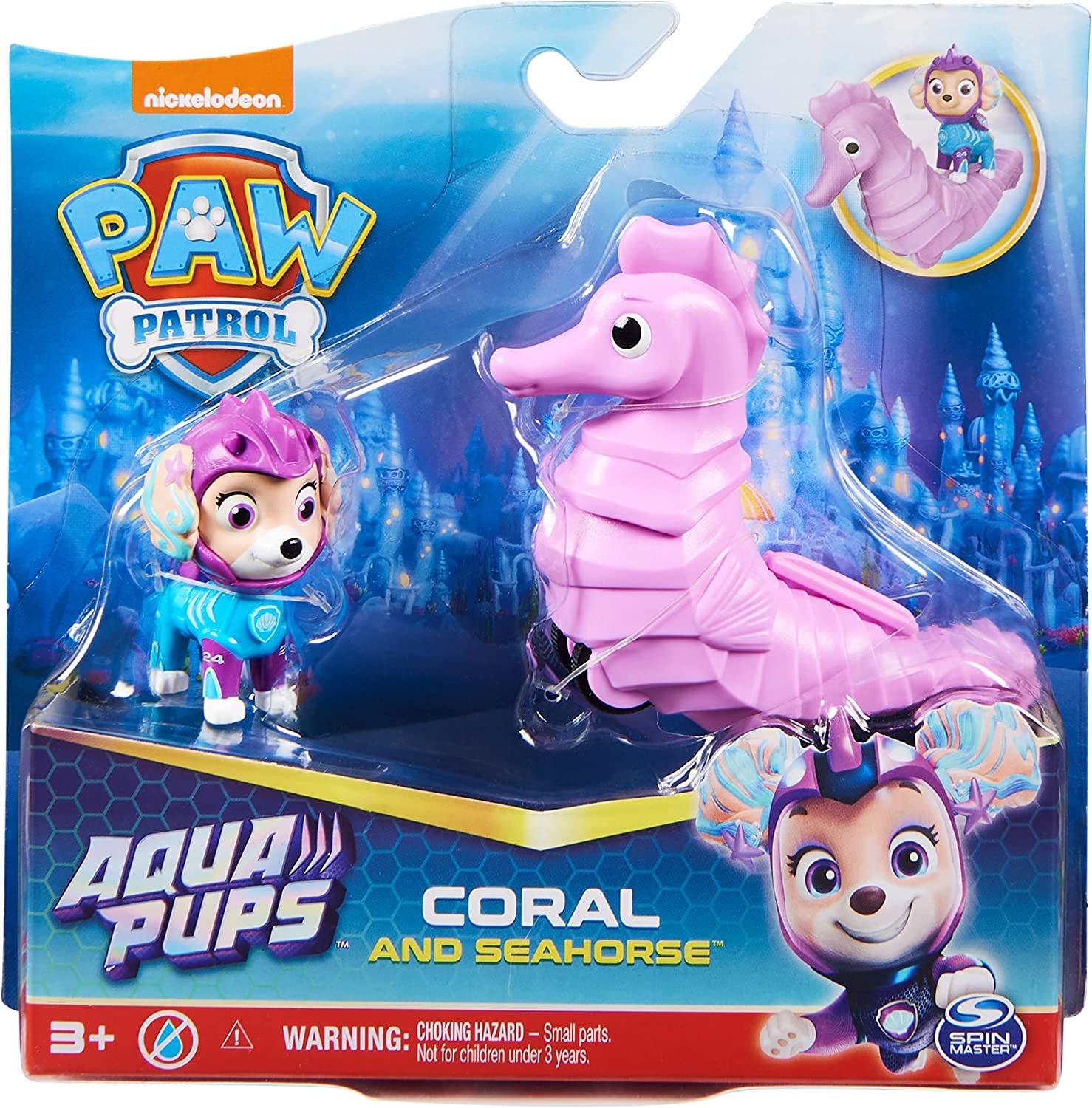 Buy Paw Patrol: Hero Pup - Coral & Seahorse at Mighty Ape NZ Buy Paw Patrol: Hero Pup - Coral & Seahorse at Mighty Ape NZ
