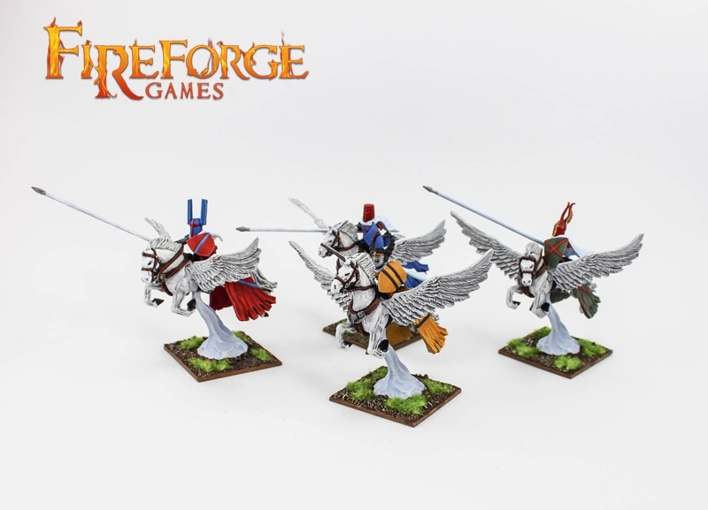 Fireforge Albion's Knights on Pegasus | at Mighty Ape Australia