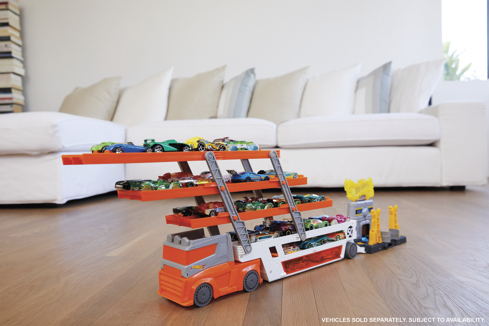 Buy Hot Wheels - Mega Hauler Rig Playset at Mighty Ape Australia