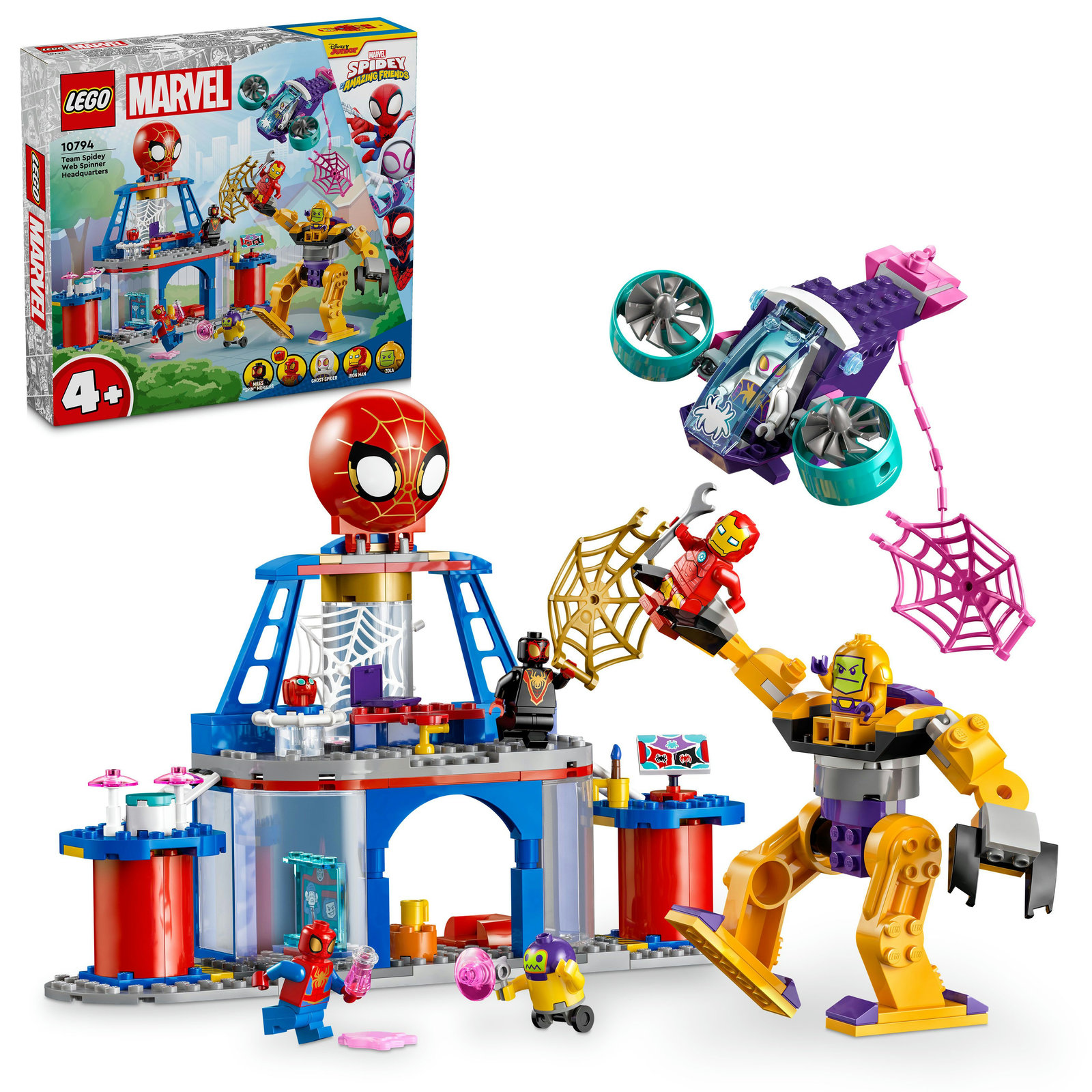 Buy LEGO Marvel: Spidey - Team Spidey Web Spinner Headquarters at ...