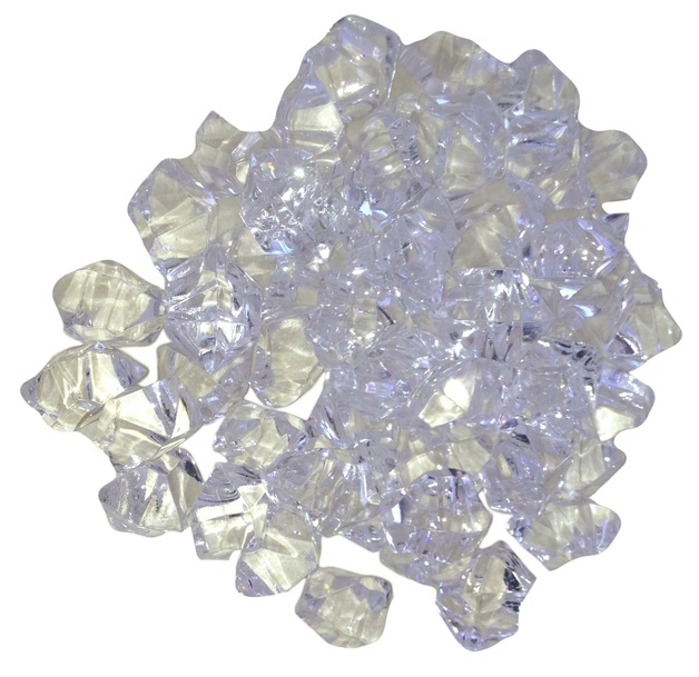 Decorative Acrylic Crystal Rocks - Clear | at Mighty Ape NZ
