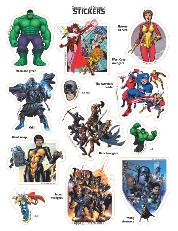 Ultimate Avengers Labels