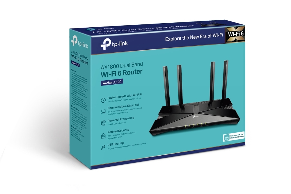 TP-Link AX1800 Dual-Band Wi-Fi 6 Router | at Mighty Ape NZ