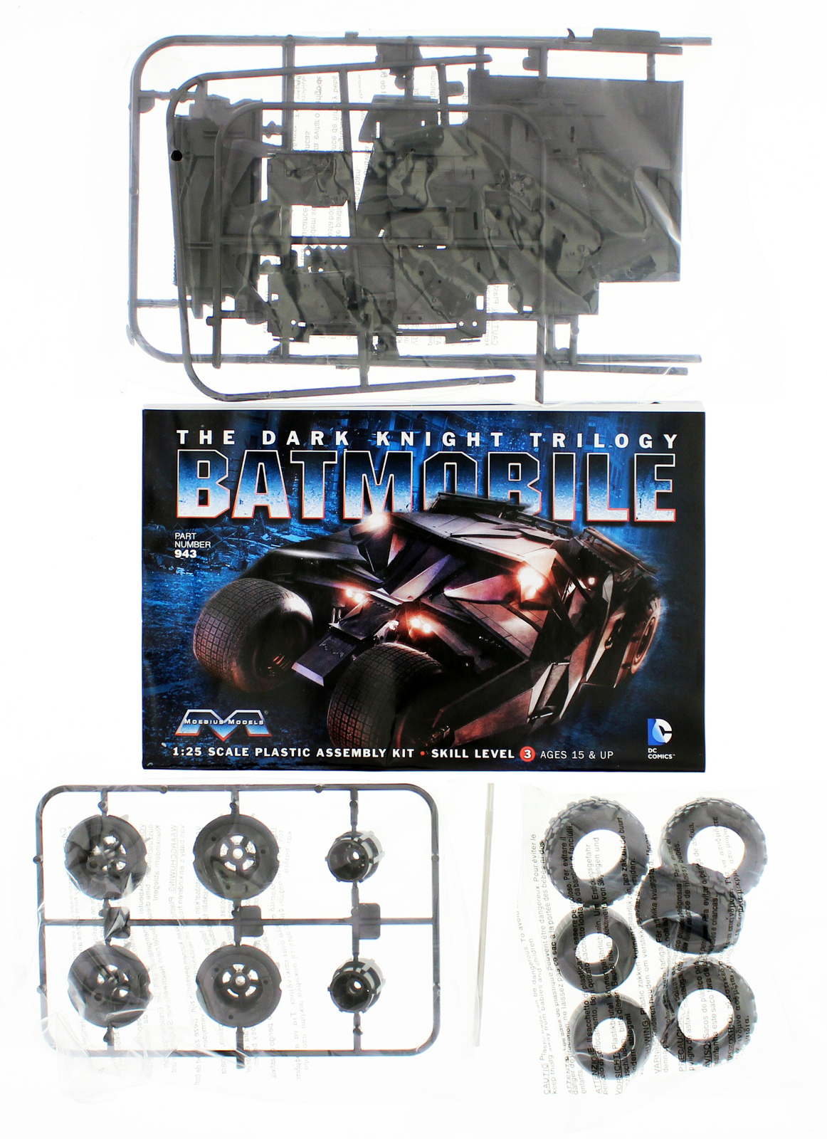 Batman Dark Knight Tumbler 1:25 Scale Model Kit - by Moebius | at ...
