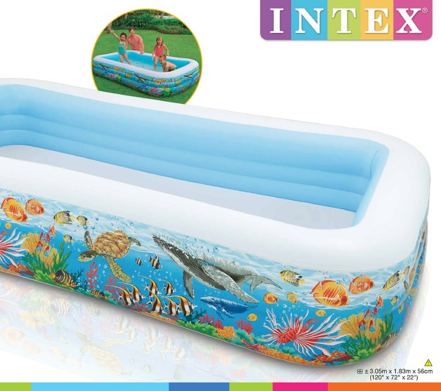 Buy Intex: Swim Center - Tropical Reef Family Pool at Mighty Ape NZ