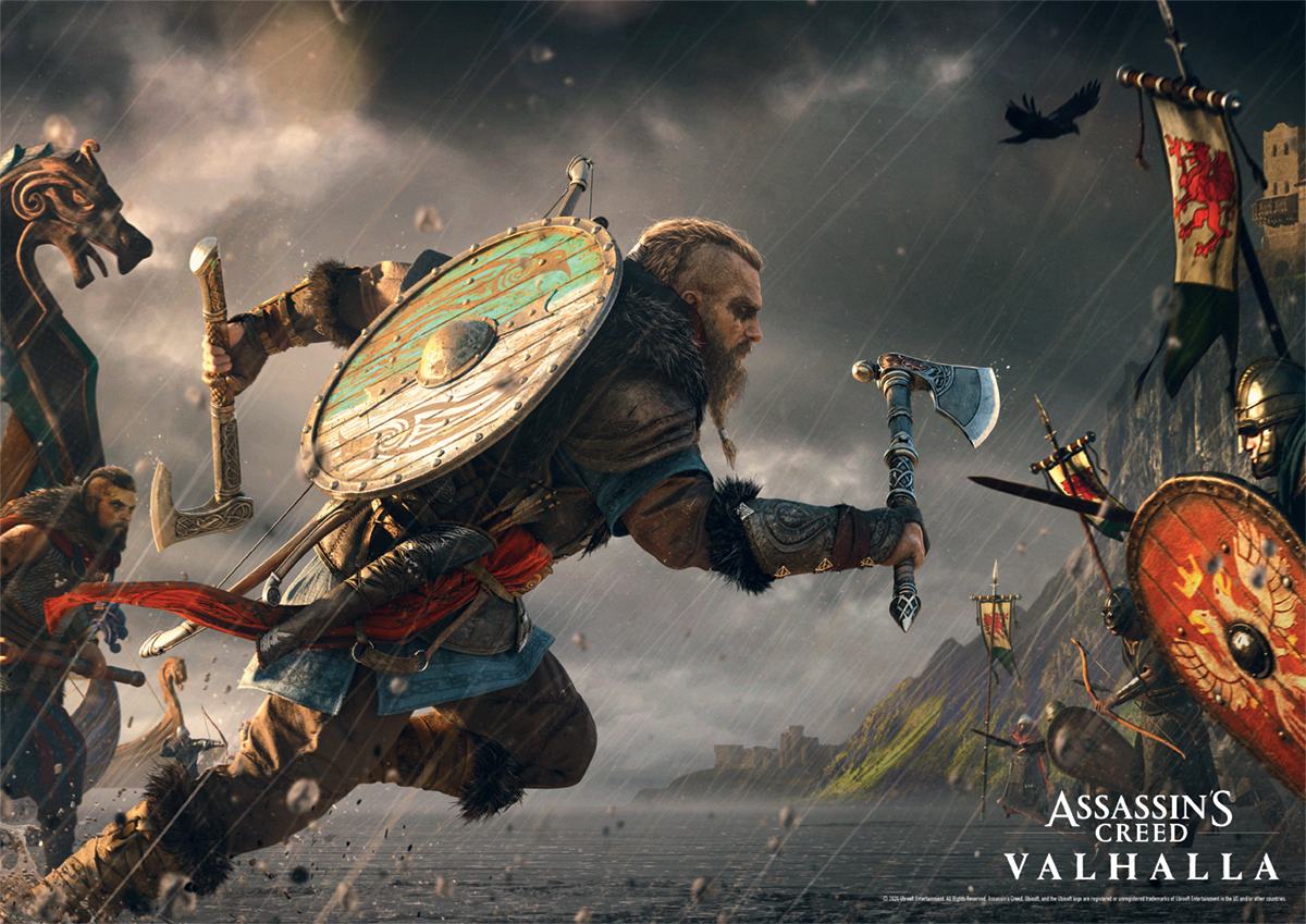 exclusive Assassin’s Creed Valhalla A3 poster! | at Mighty Ape NZ