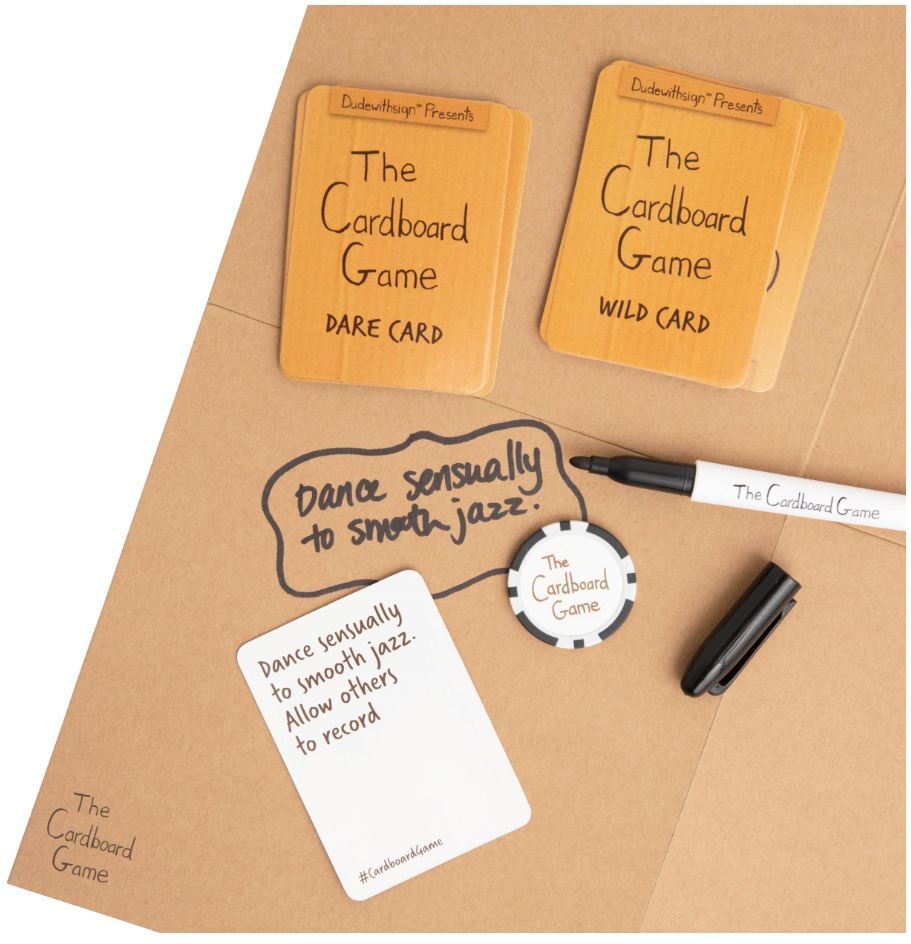 Dudewithsign Presents the Cardboard Game | Board Game | at Mighty Ape NZ
