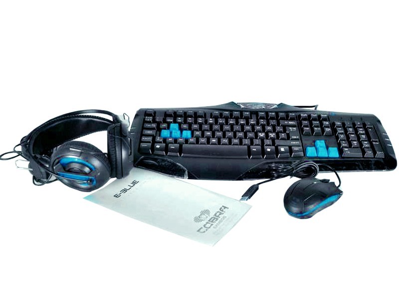 E-Blue Cobra gaming Keyboard, Mouse & Headset Bundle (Blue) | | Buy Now ...