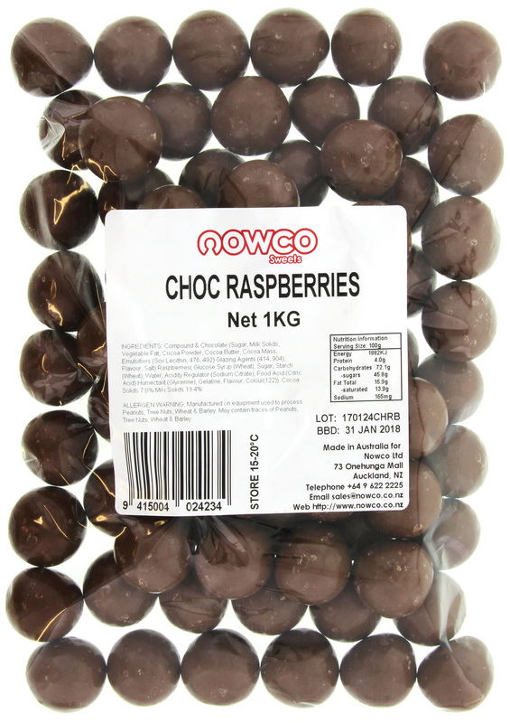 Nowco: Choc Raspberries | at Mighty Ape NZ