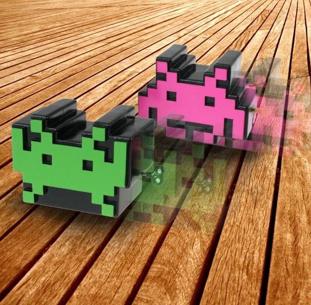 Buy Space Invaders Wind Up Desk Toy - Set of 2 at Mighty Ape NZ