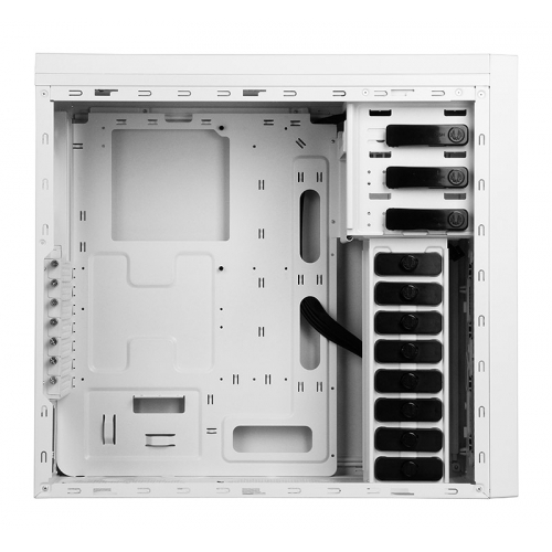 BitFenix Shinobi Mid-Tower Case with Window Side Panel - White/Blue ...