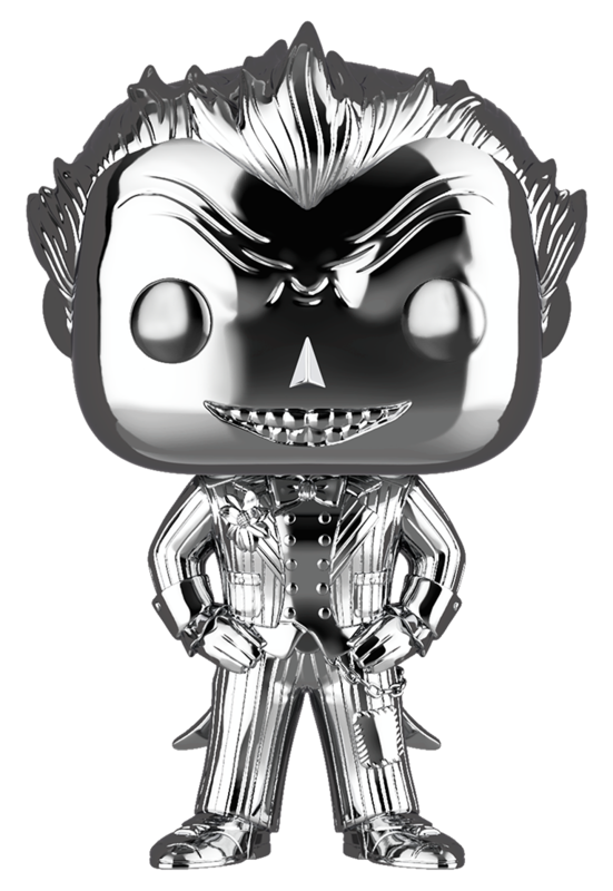 The Joker (Silver Chrome) - Pop! Vinyl Figure | at Mighty Ape NZ