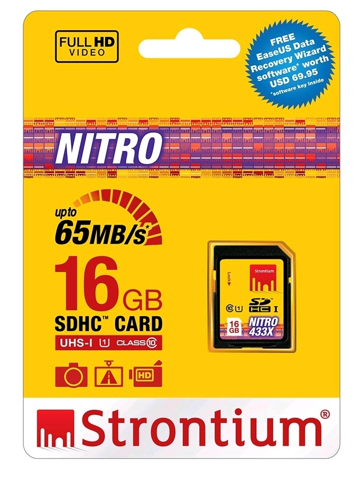 16GB Strontium NITRO Series SD Card | at Mighty Ape NZ