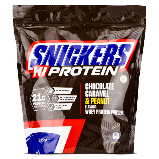 Buy Snickers Hi-Protein Powder - 875g - 25 Serves at Mighty Ape NZ