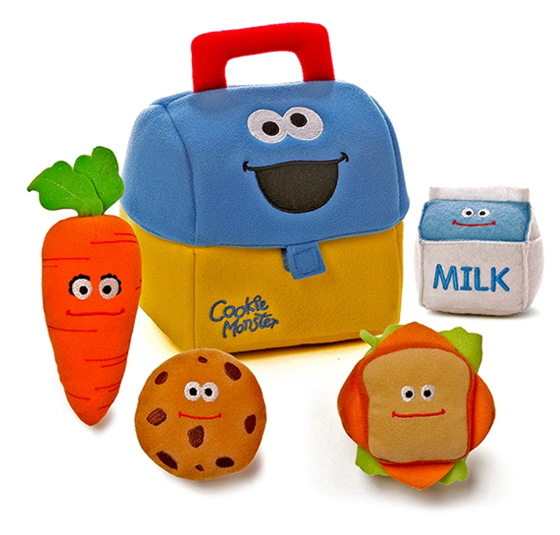 Buy Cookie Monster's Lunch Box - Plush Playset at Mighty Ape NZ