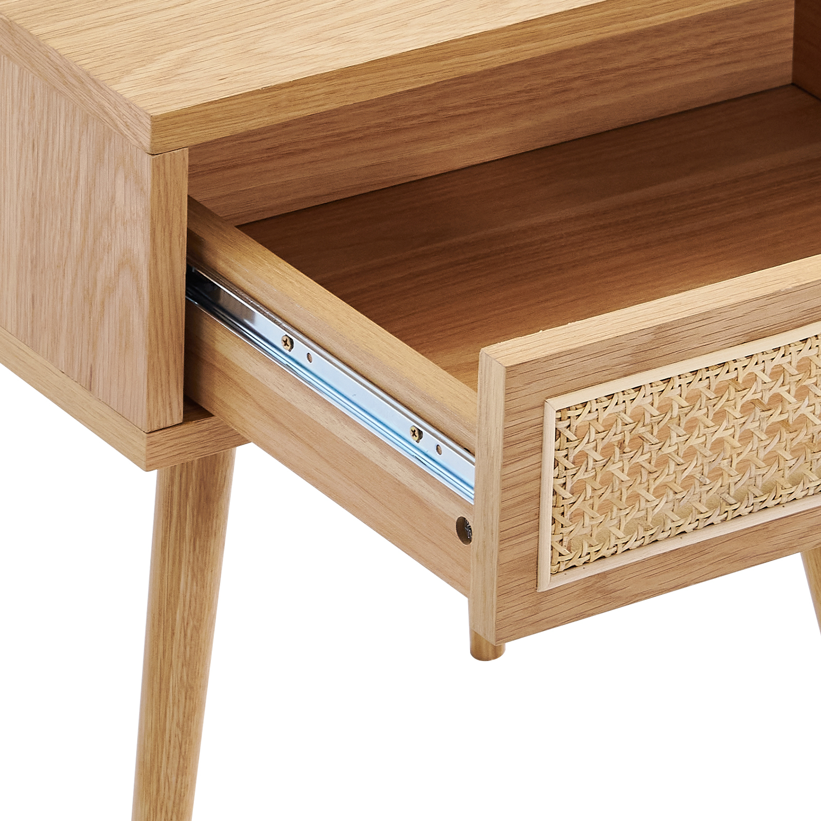 Buy Fraser Country Natural Rattan Bedside Table at Mighty Ape NZ