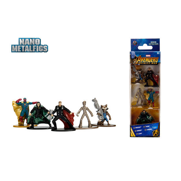 Avengers - Marvel Nano Metalfigs - 5-Pack | at Mighty Ape NZ