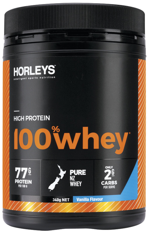 Buy Horleys 100% Whey - Vanilla (340g) at Mighty Ape NZ