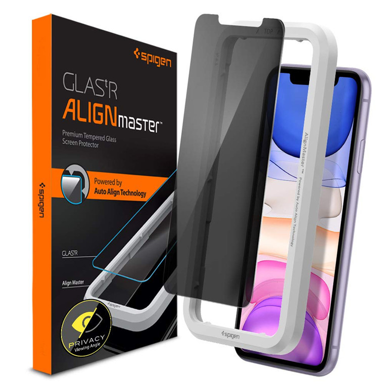 Spigen: Premium Privacy - Tempered Glass Screen Protector | at Mighty ...