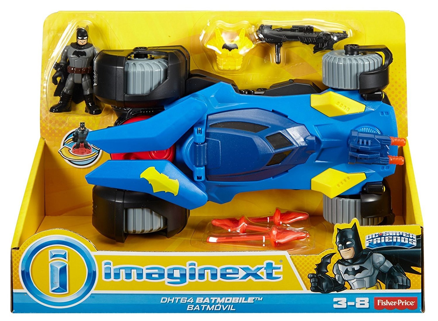 Buy Imaginext Dc Super Friends Batmobile At Mighty Ape Nz