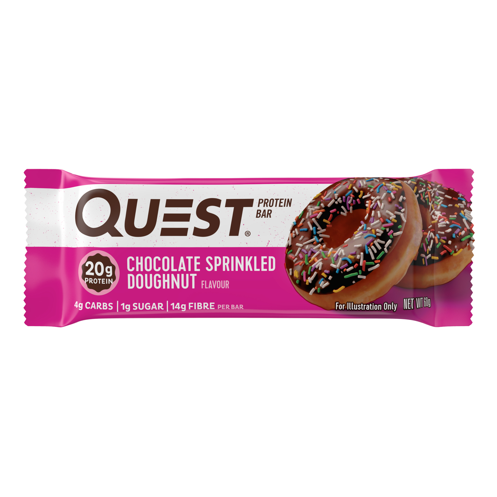Buy Quest Nutrition Protein Bars - Chocolate Sprinkled Donut at Mighty ...