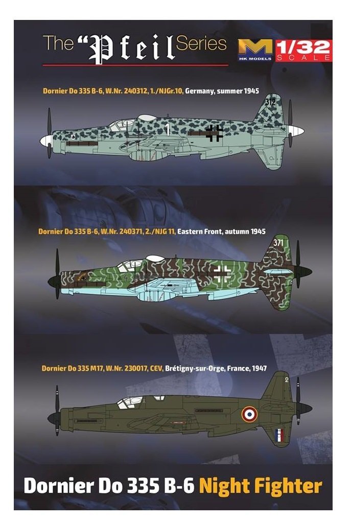 1/32 Dornier Do 335 B-6 Night Fighter - Model Kit | at Mighty Ape NZ