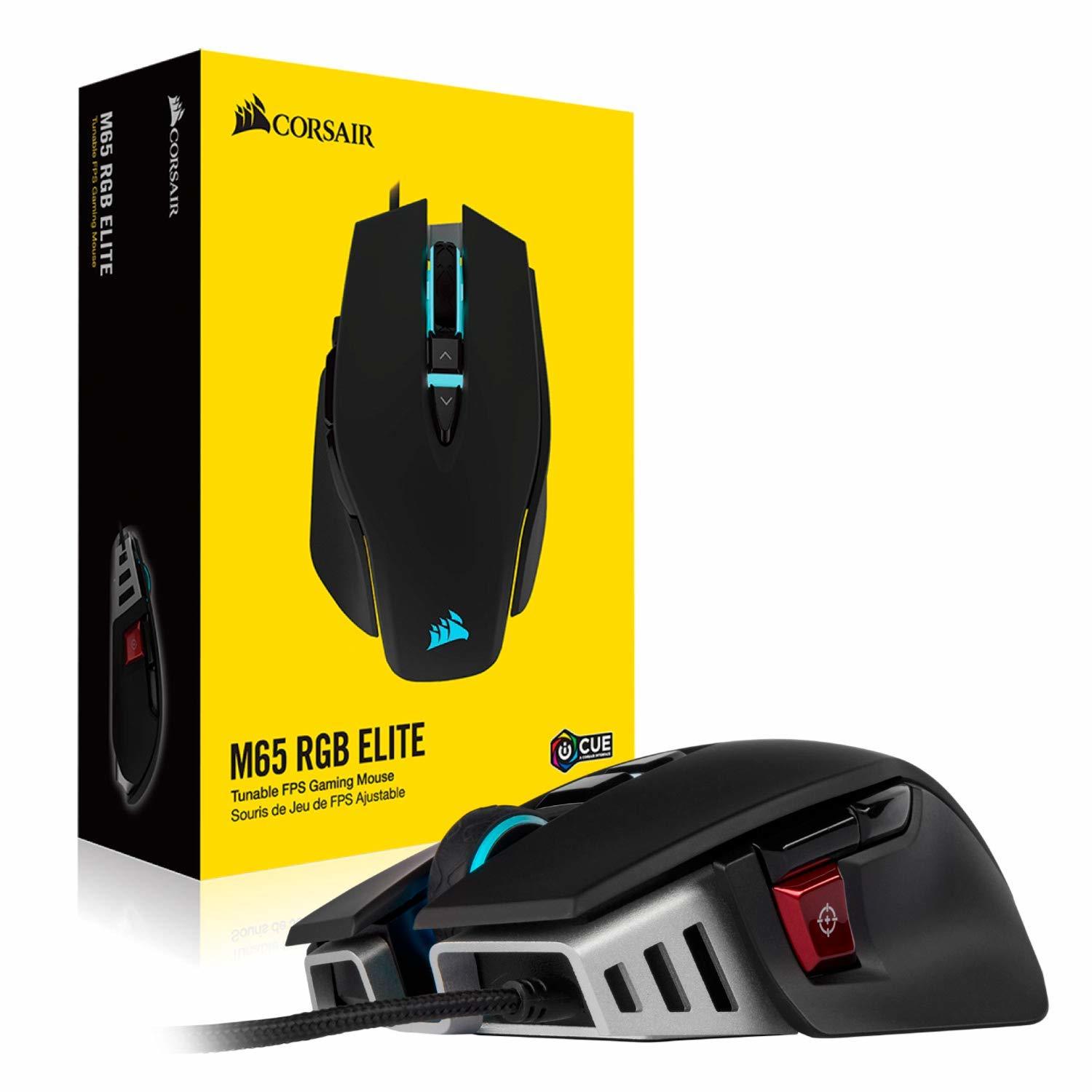 Corsair M65 Elite RGB Tunable FPS Gaming Mouse | PC | Buy Now | at ...