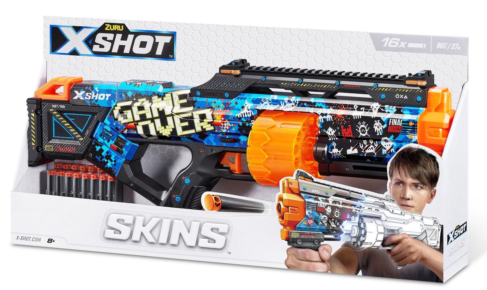 Buy X-Shot: Skins - Last Stand Blaster - Game Over at Mighty Ape NZ