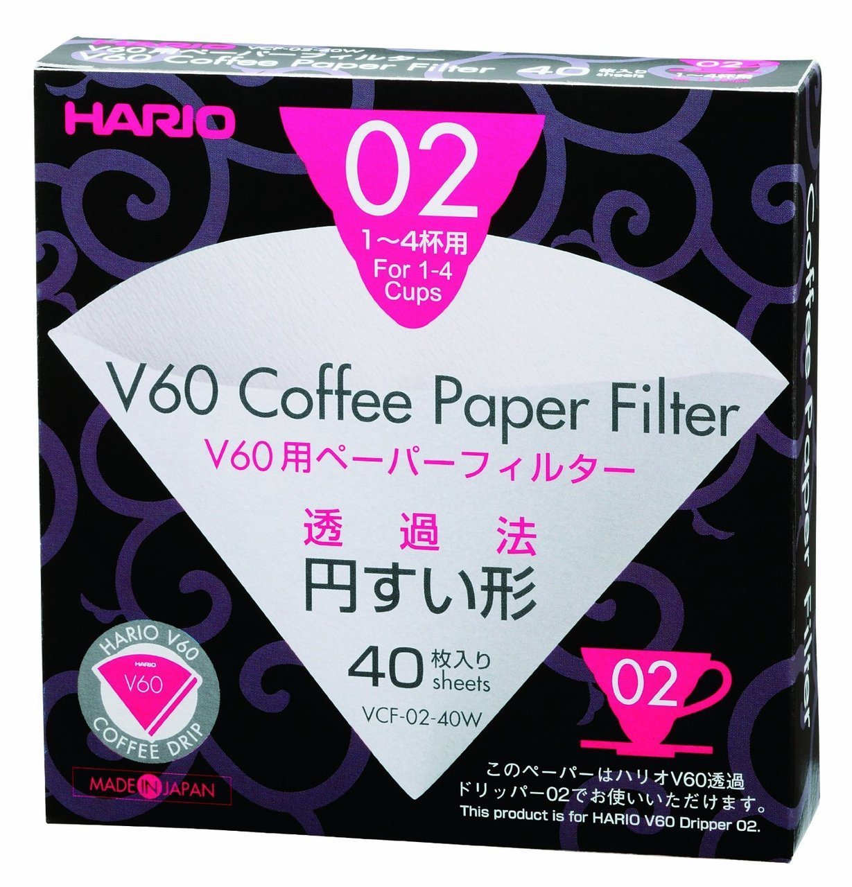 Hario V60 Filter Paper White 02 Dripper At Mighty Ape NZ hario-v60-filter-paper-white-02-dripper-at-mighty-ape-nz
