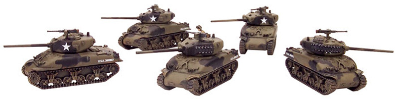Flames of War - M4A1 (76mm) Sherman Platoon | at Mighty Ape NZ