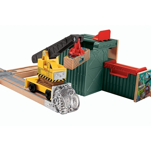 Buy Thomas & Friends Wooden Railway Play Set - Reg & Percy Scrapyard at ...