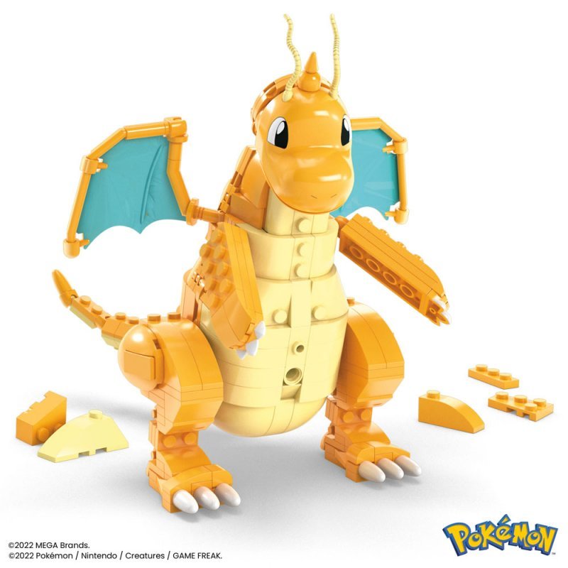 Buy Pokemon Dragonite Figure - Motion Build Set at Mighty Ape NZ