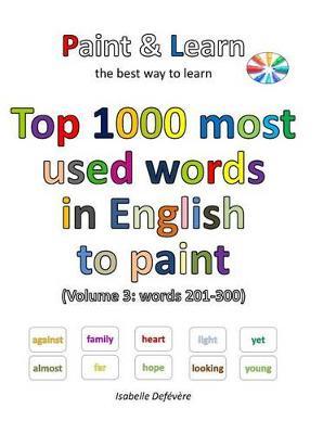 Top 1000 Most Used Words In English To Paint Volume 3 Isabelle