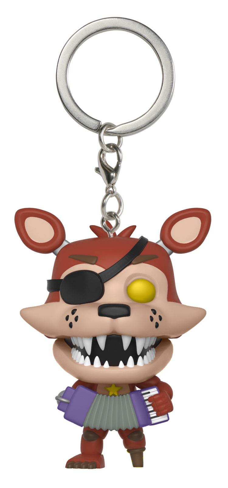 Rockstar Foxy - Pocket Pop! Keychain | at Mighty Ape NZ