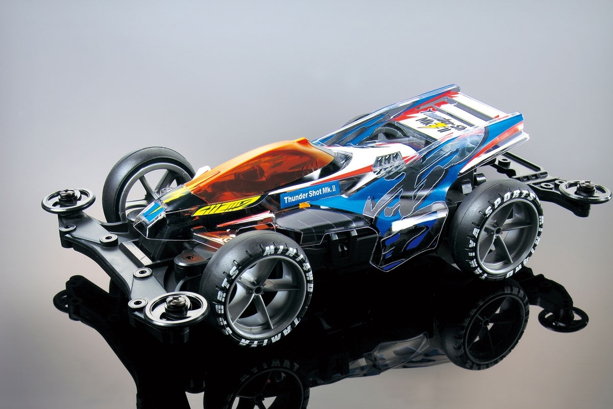 Tamiya: Mini 4WD Thunder Shot Mk.II Clear Special (MS Chassis) | at ...
