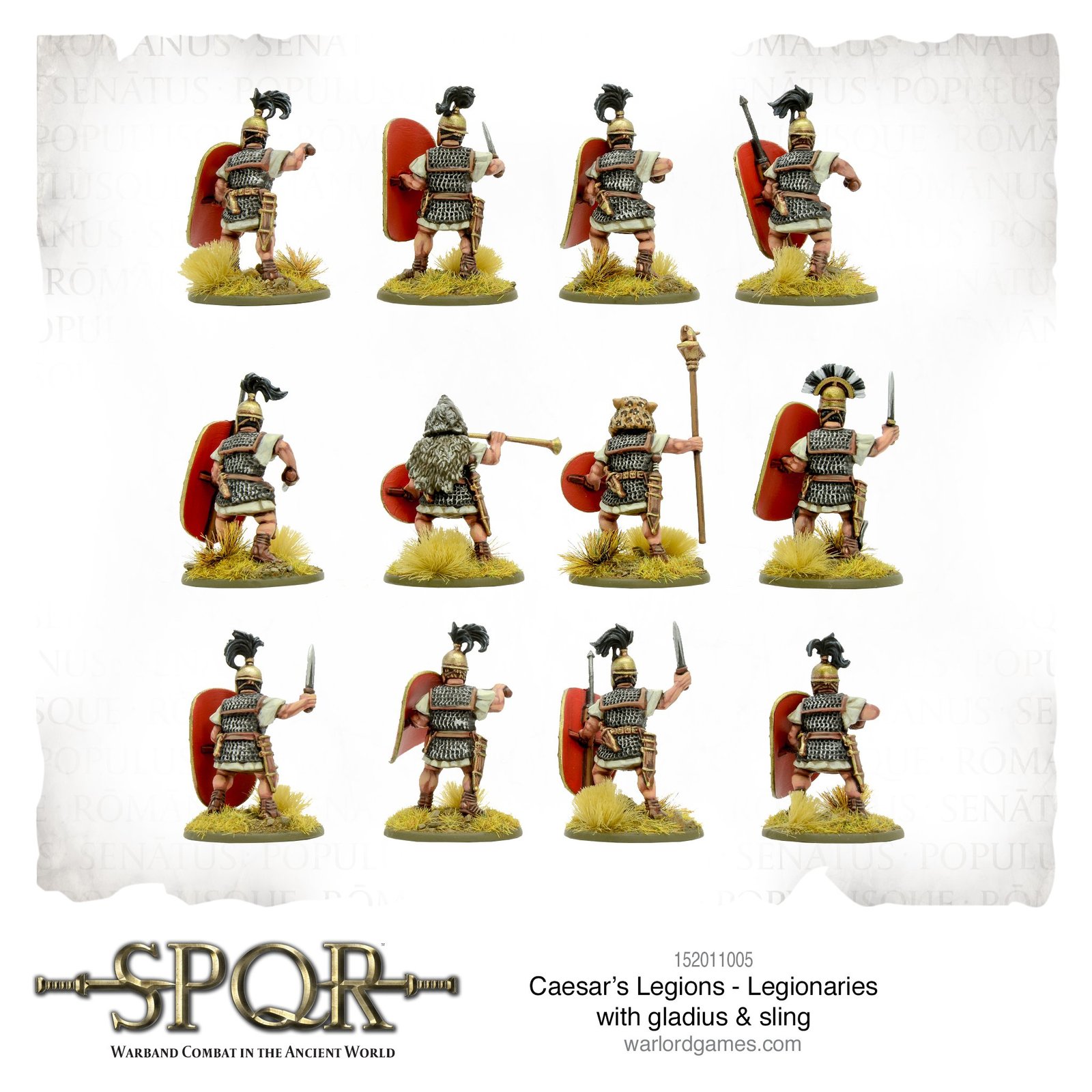 SPQR: Caesar's Legions Legionaries with Gladius & Sling | at Mighty Ape NZ
