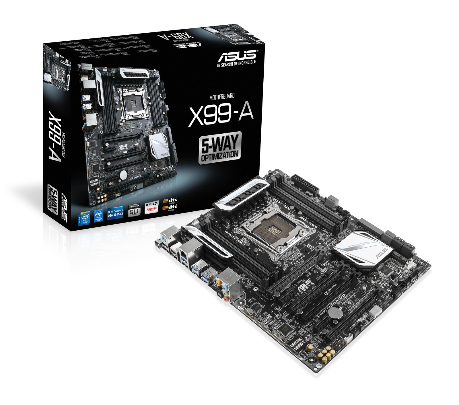 Asus X99-A Intel X99 ATX Motherboard | at Mighty Ape NZ