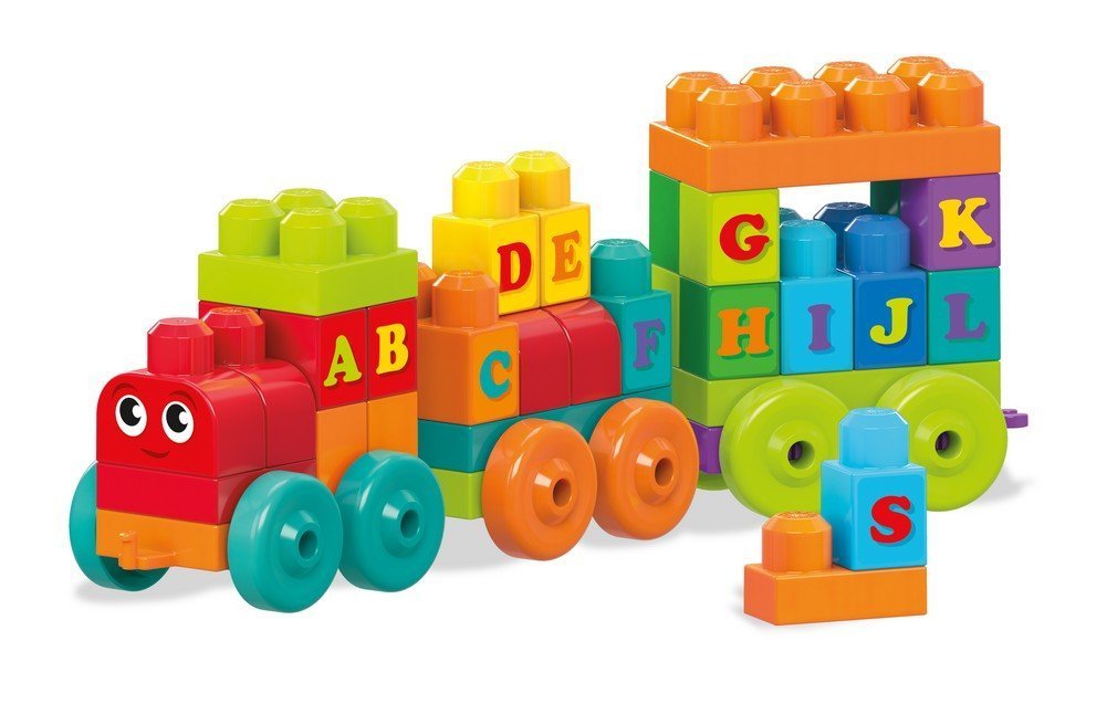 Buy Mega Bloks - ABC Learning Train at Mighty Ape NZ