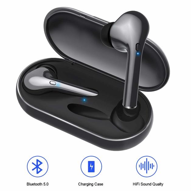 True Wireless Headphones, TWS Bluetooth Earbuds for outdoor sports | at ...
