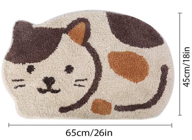Calico Cat Bath Mat | at Mighty Ape NZ