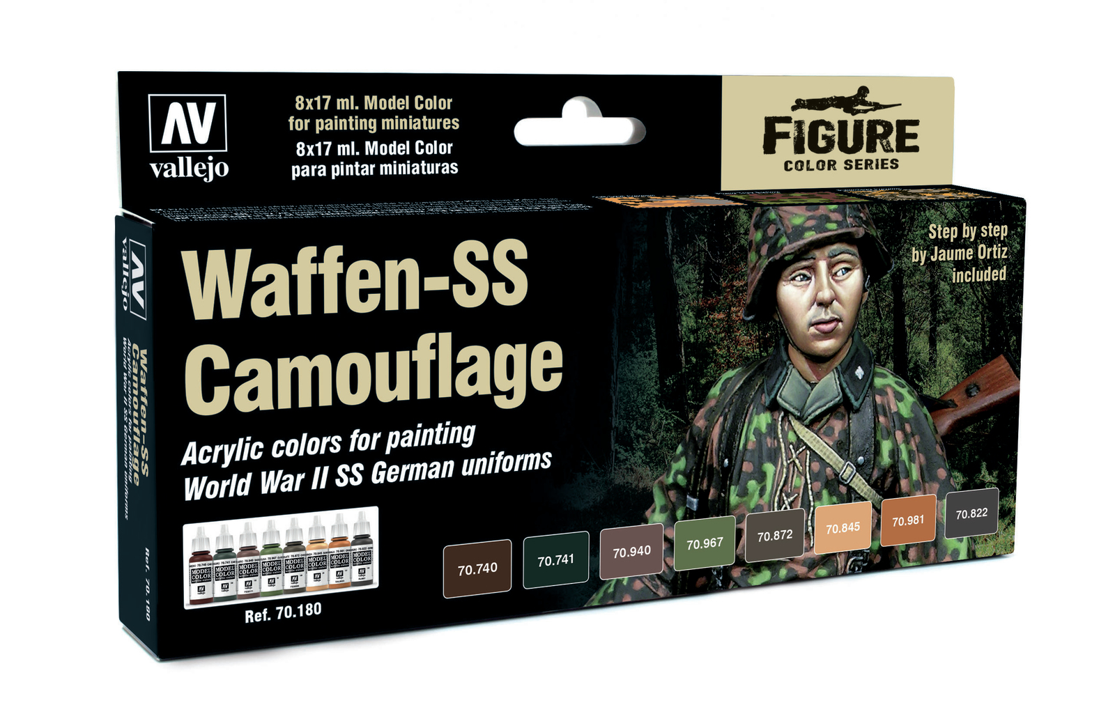 Vallejo Waffen SS Camouflage Model Colour Set | at Mighty Ape NZ
