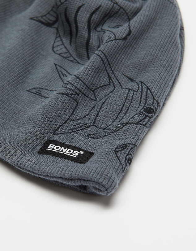 Buy Bonds: Ribbed Beanie - Grey (Medium) at Mighty Ape NZ