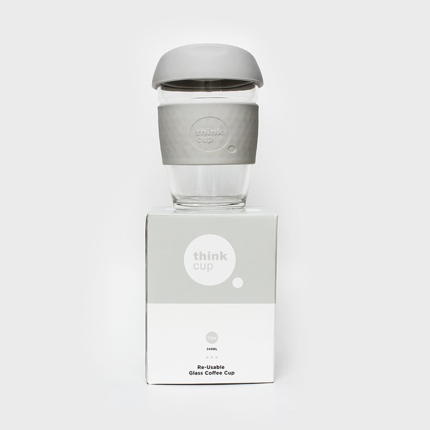 Think Cup - Stone (8oz) | at Mighty Ape NZ